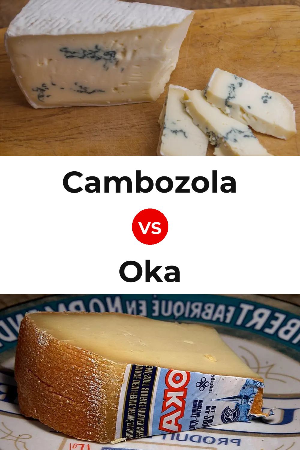 Cambozola vs Oka: What's the Difference? - AnyCheese