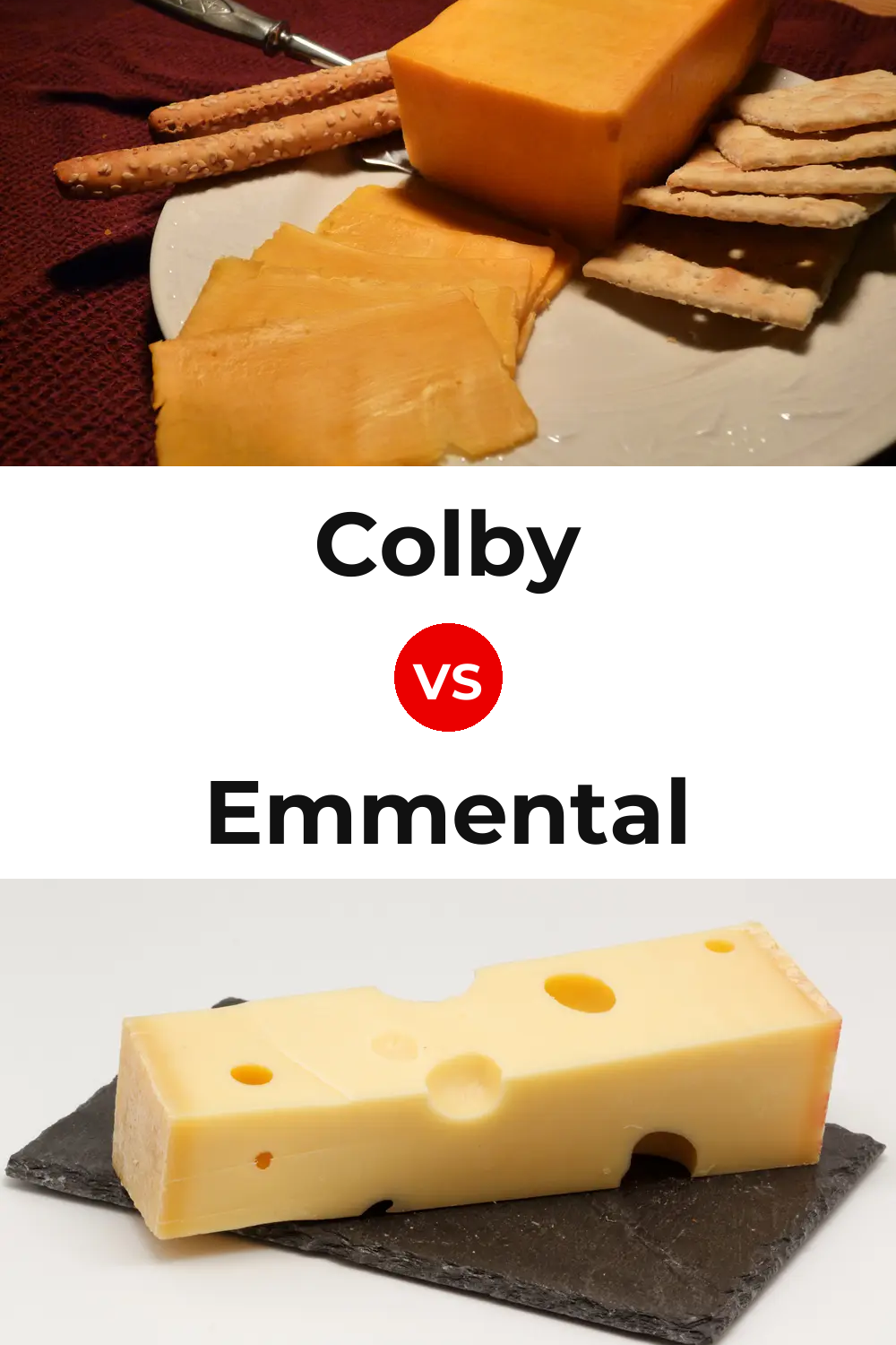 Colby vs Emmental: What's the Difference? - AnyCheese