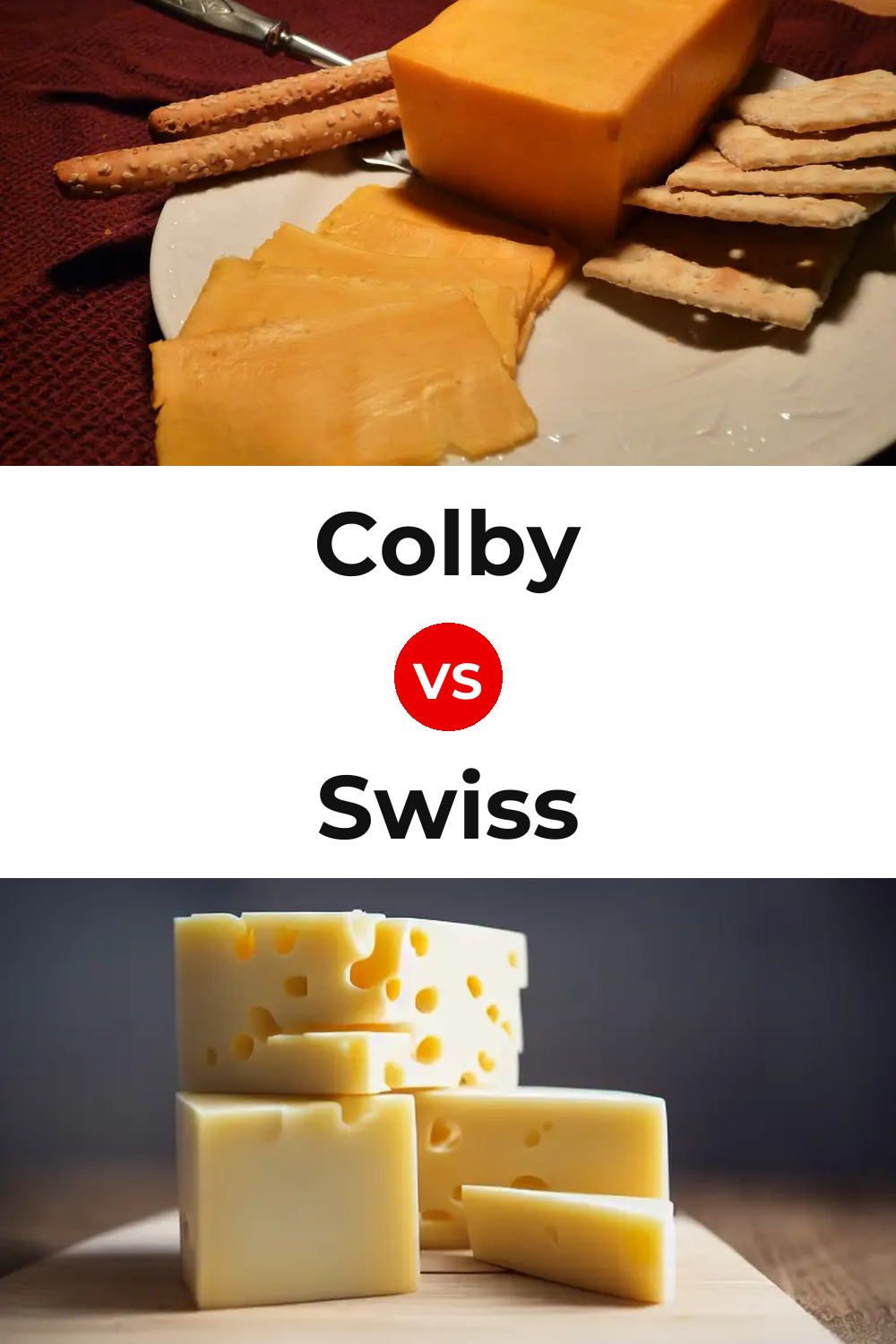 Colby Cheese vs Swiss Cheese: What's the Difference? | Taste, Texture ...