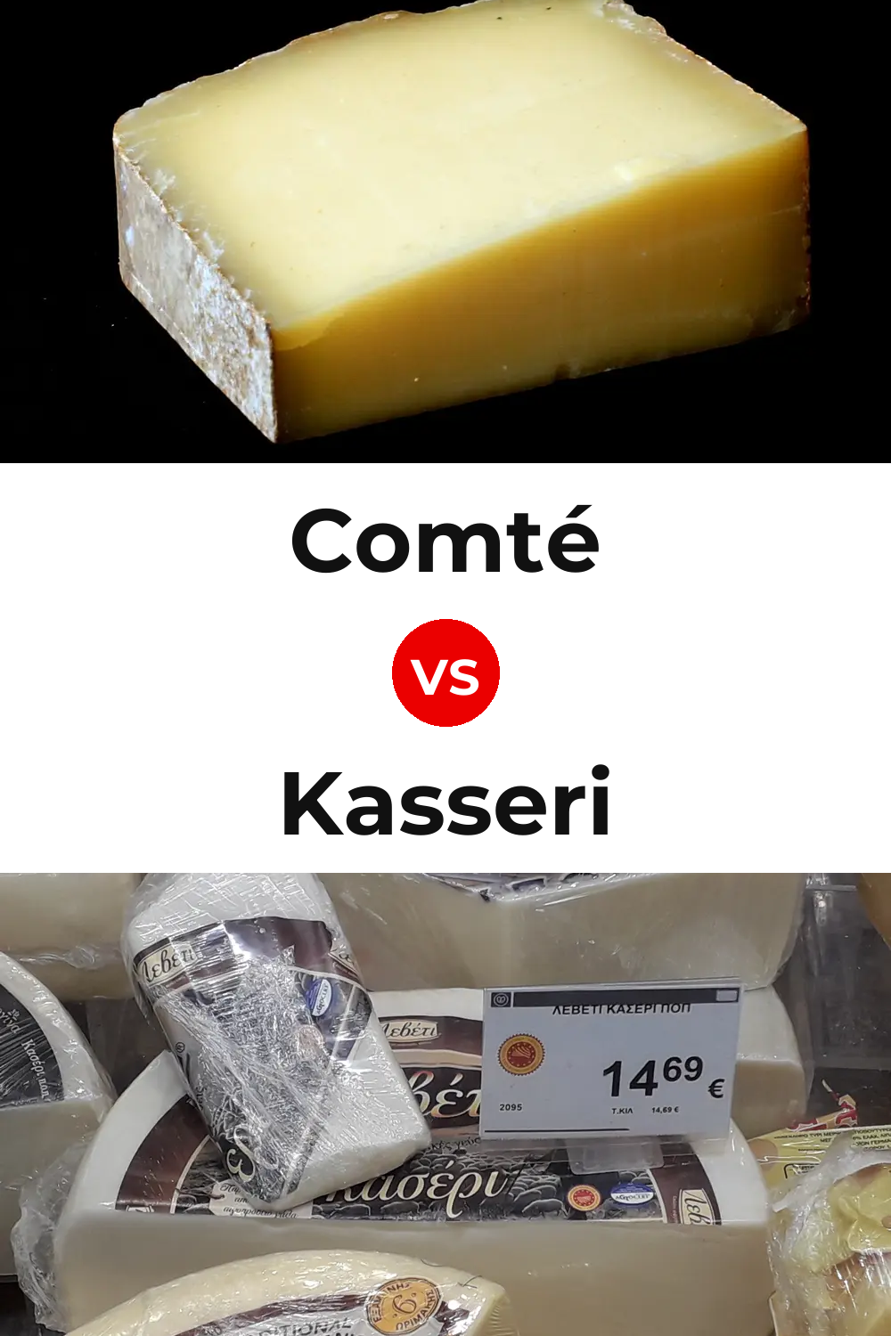 Comté vs Kasseri: What's the Difference? - AnyCheese