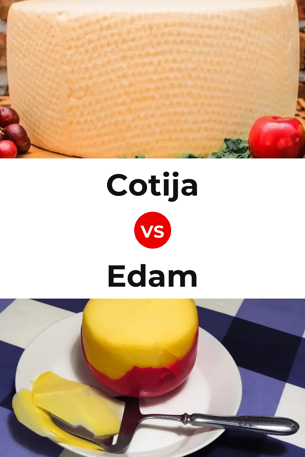 Cotija Cheese vs Edam Cheese: What's the Difference? | Taste, Texture ...
