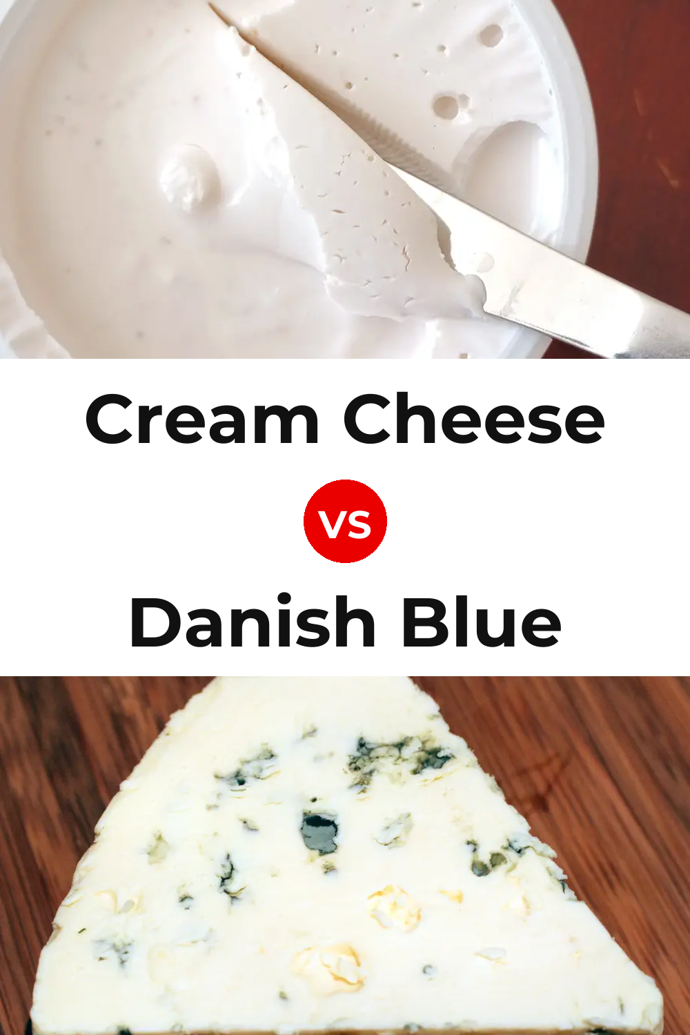 Cream Cheese vs Danish Blue: What's the Difference? - AnyCheese