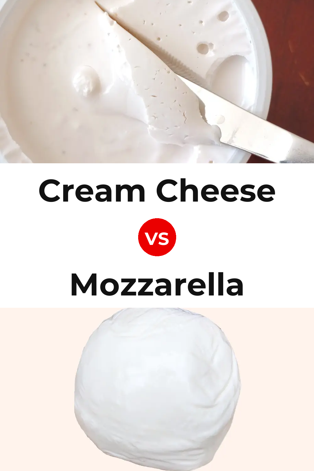 Cream Cheese vs Mozzarella Cheese: What's the Difference? | Taste ...