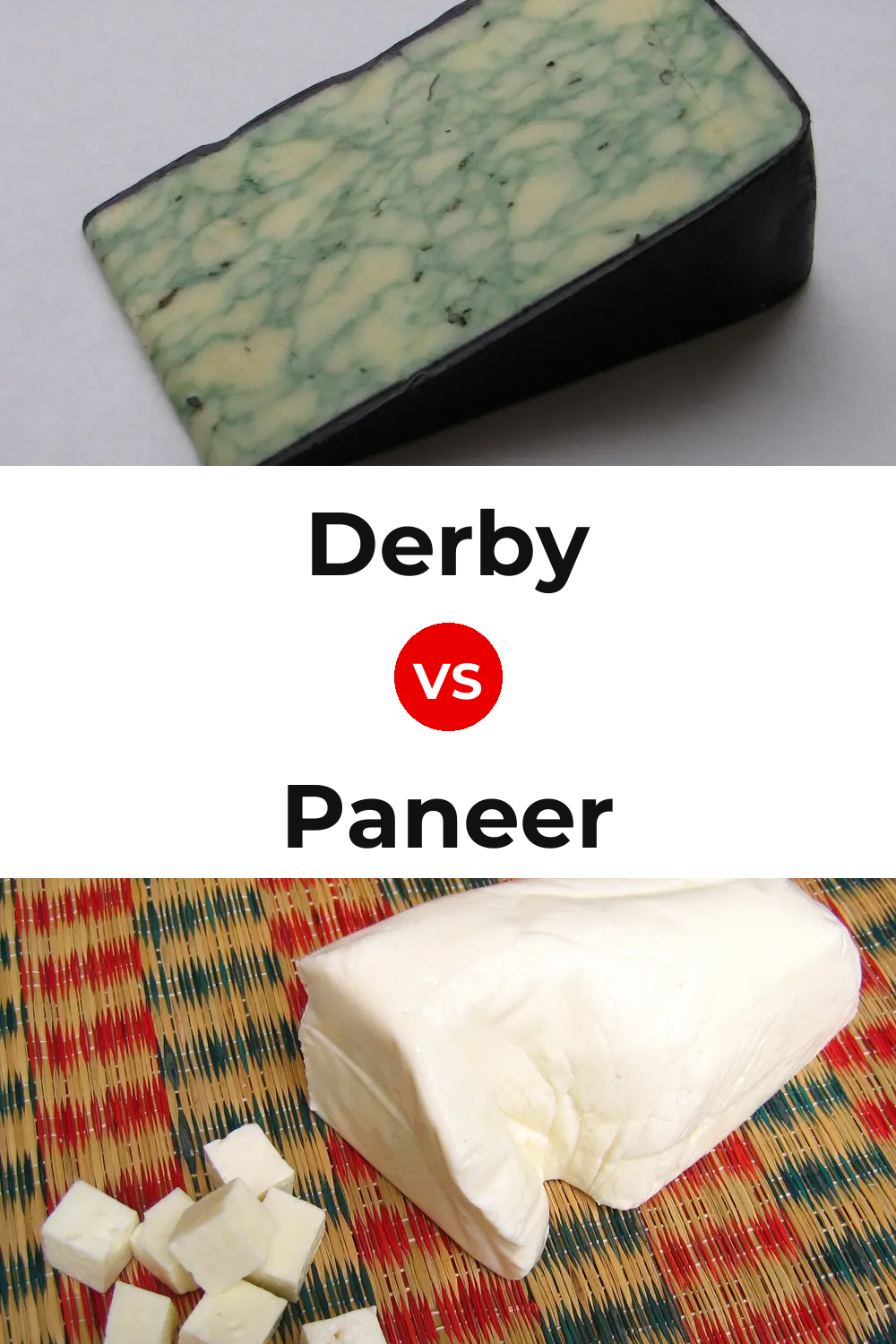 Derby Cheese vs Paneer Cheese: What's the Difference? | Taste, Texture ...