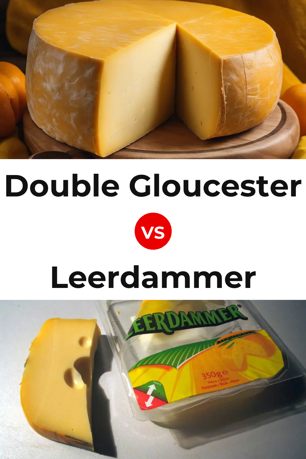 Double Gloucester Cheese vs Leerdammer Cheese: What's the Difference ...
