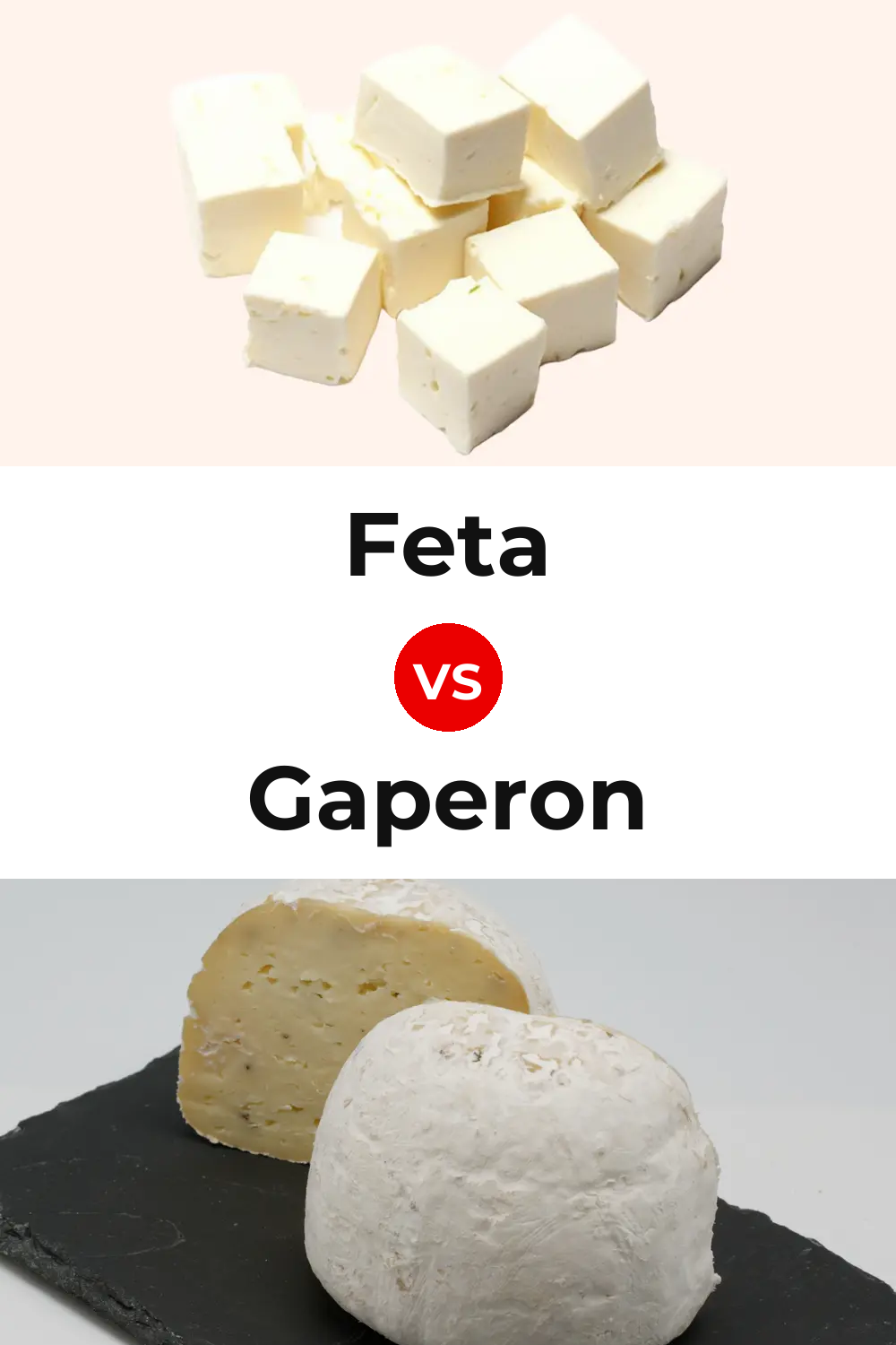 Feta Cheese vs Gaperon Cheese: What's the Difference? | Taste, Texture ...