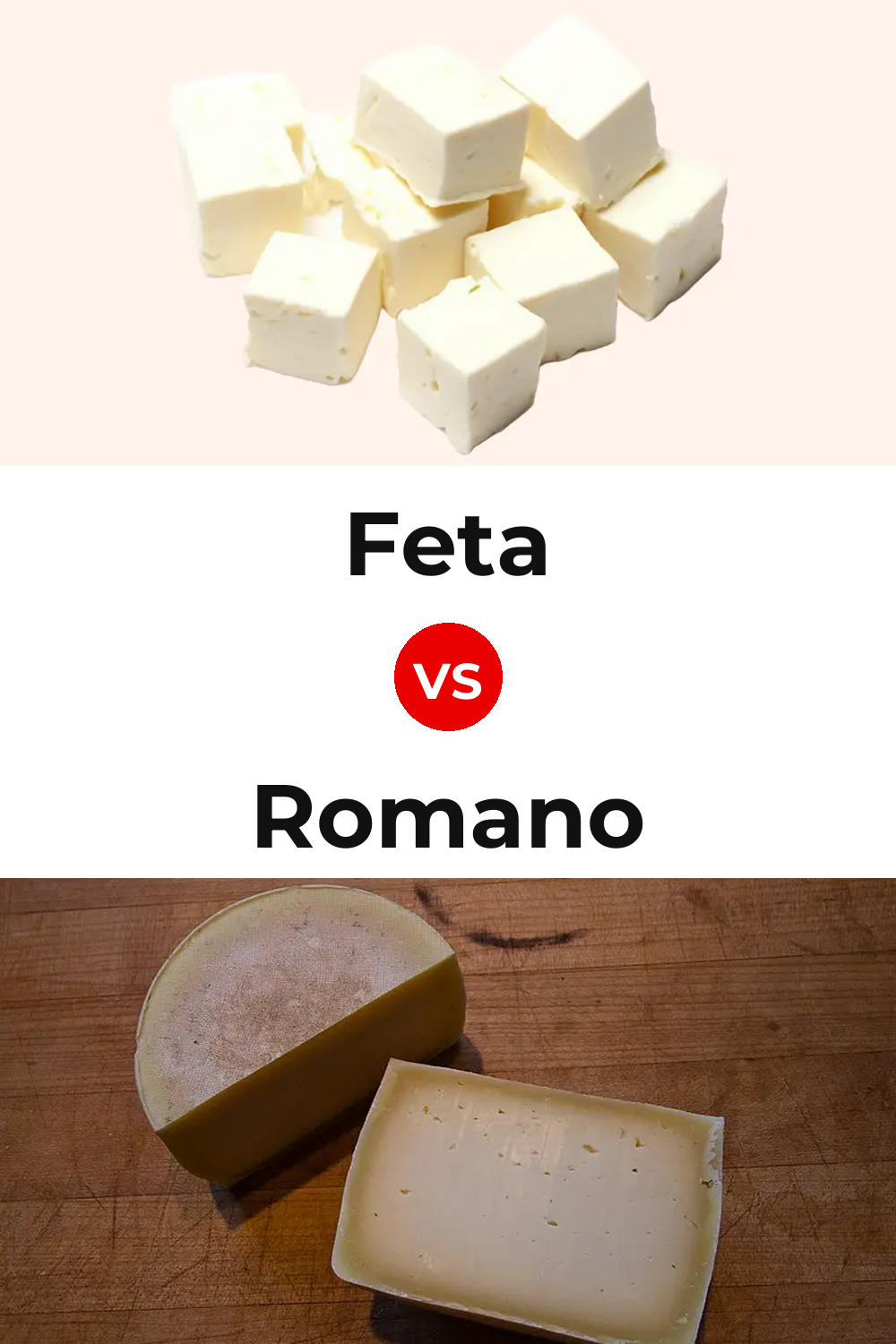 Feta Cheese vs Romano Cheese: What's the Difference? | Taste, Texture ...