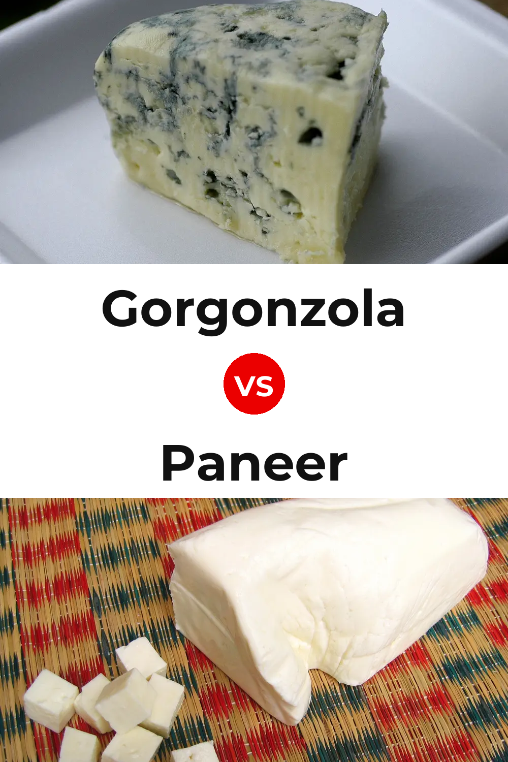 Gorgonzola vs Paneer: What's the Difference? - AnyCheese