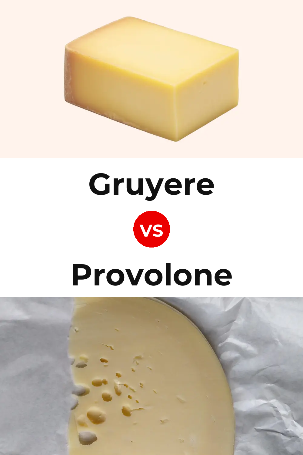 American Gruyere Cheese vs Provolone Cheese: What's the Difference ...