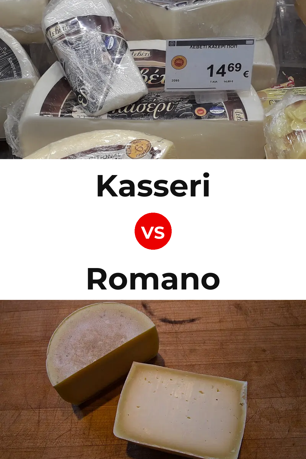 Kasseri Cheese vs Romano Cheese: What's the Difference? | Taste ...