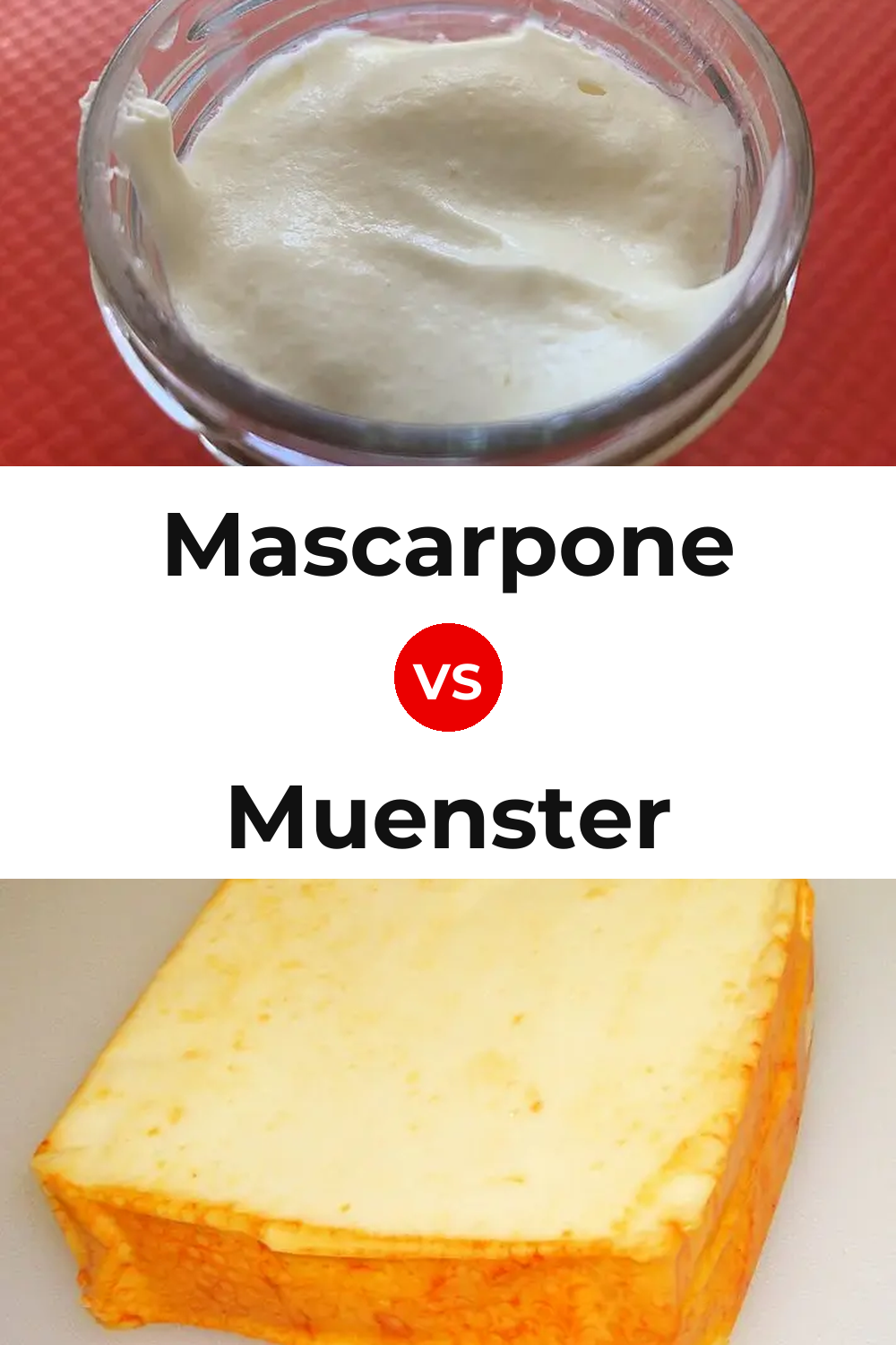 Mascarpone Cheese vs Muenster Cheese: What's the Difference? | Taste ...