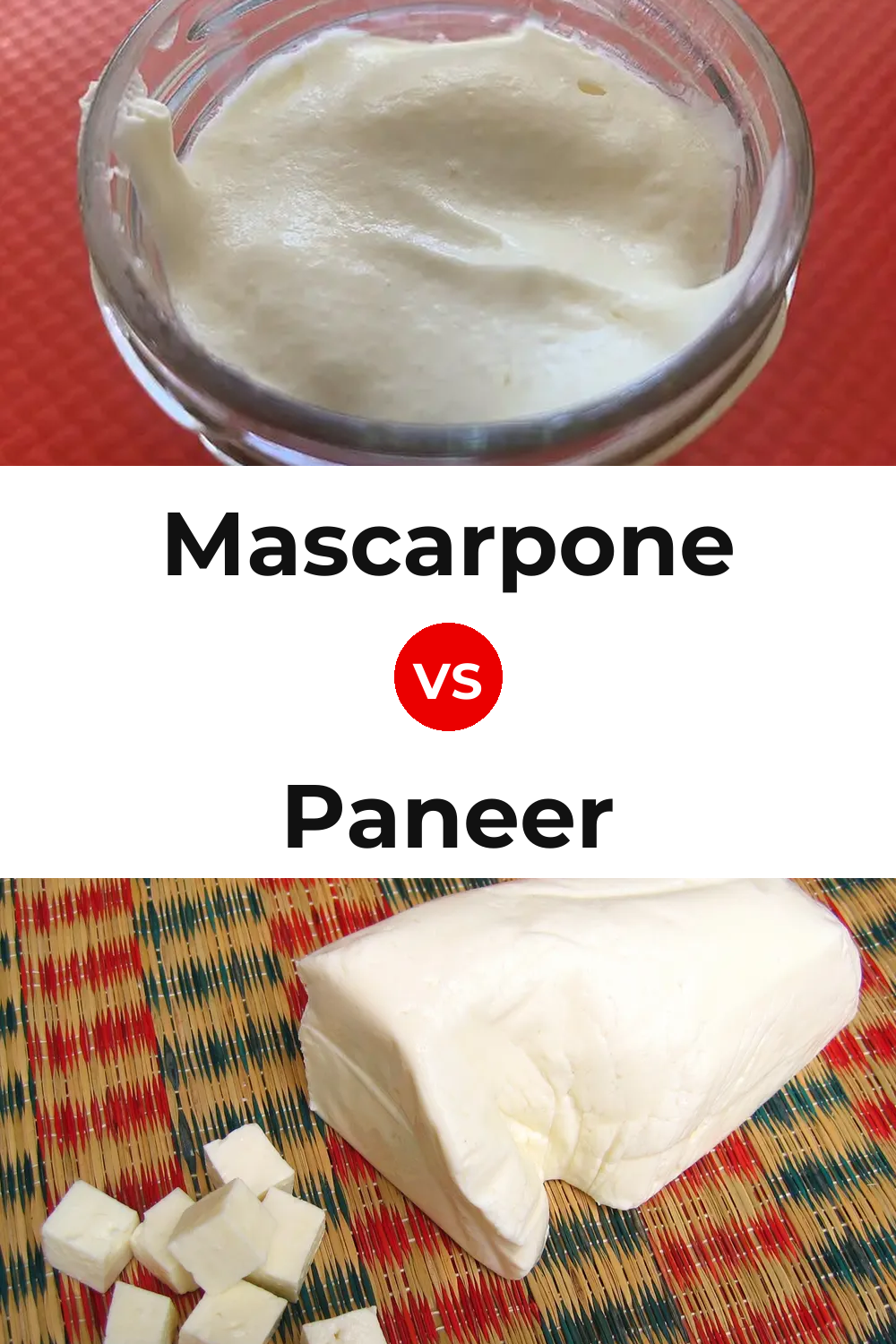 Mascarpone Cheese vs Paneer Cheese: What's the Difference? | Taste ...