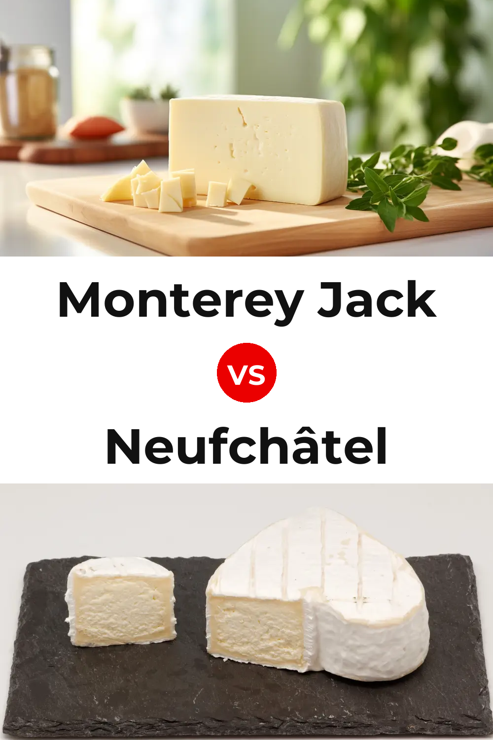 Monterey Jack Cheese vs Neufchâtel Cheese: What's the Difference ...