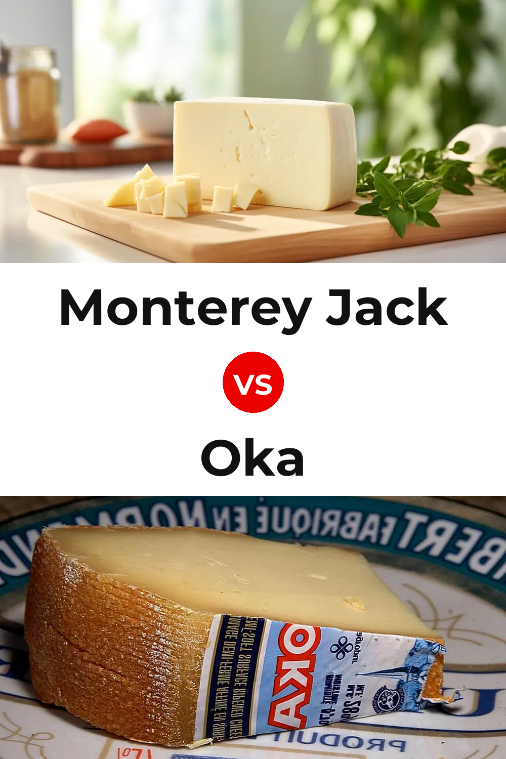 Monterey Jack Cheese vs Oka Cheese: What's the Difference? | Taste ...