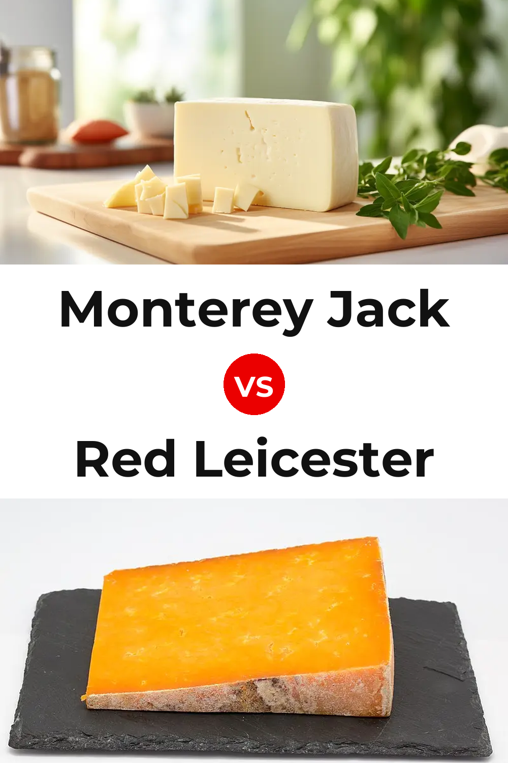 Monterey Jack vs Red Leicester: What's the Difference? - AnyCheese
