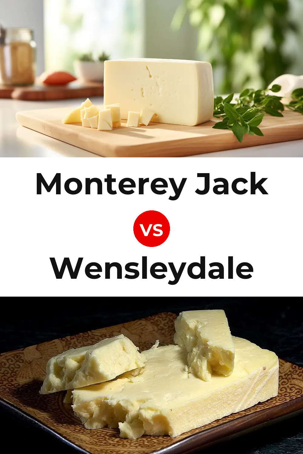 Monterey Jack Cheese vs Wensleydale Cheese: What's the Difference ...