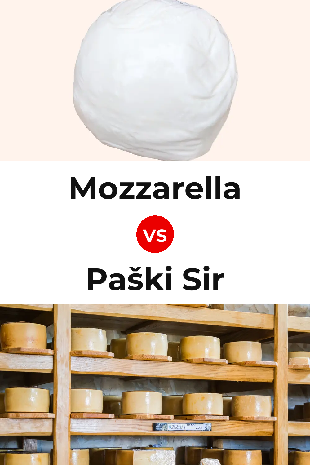 Mozzarella Cheese vs Paški Sir Cheese: What's the Difference? | Taste ...