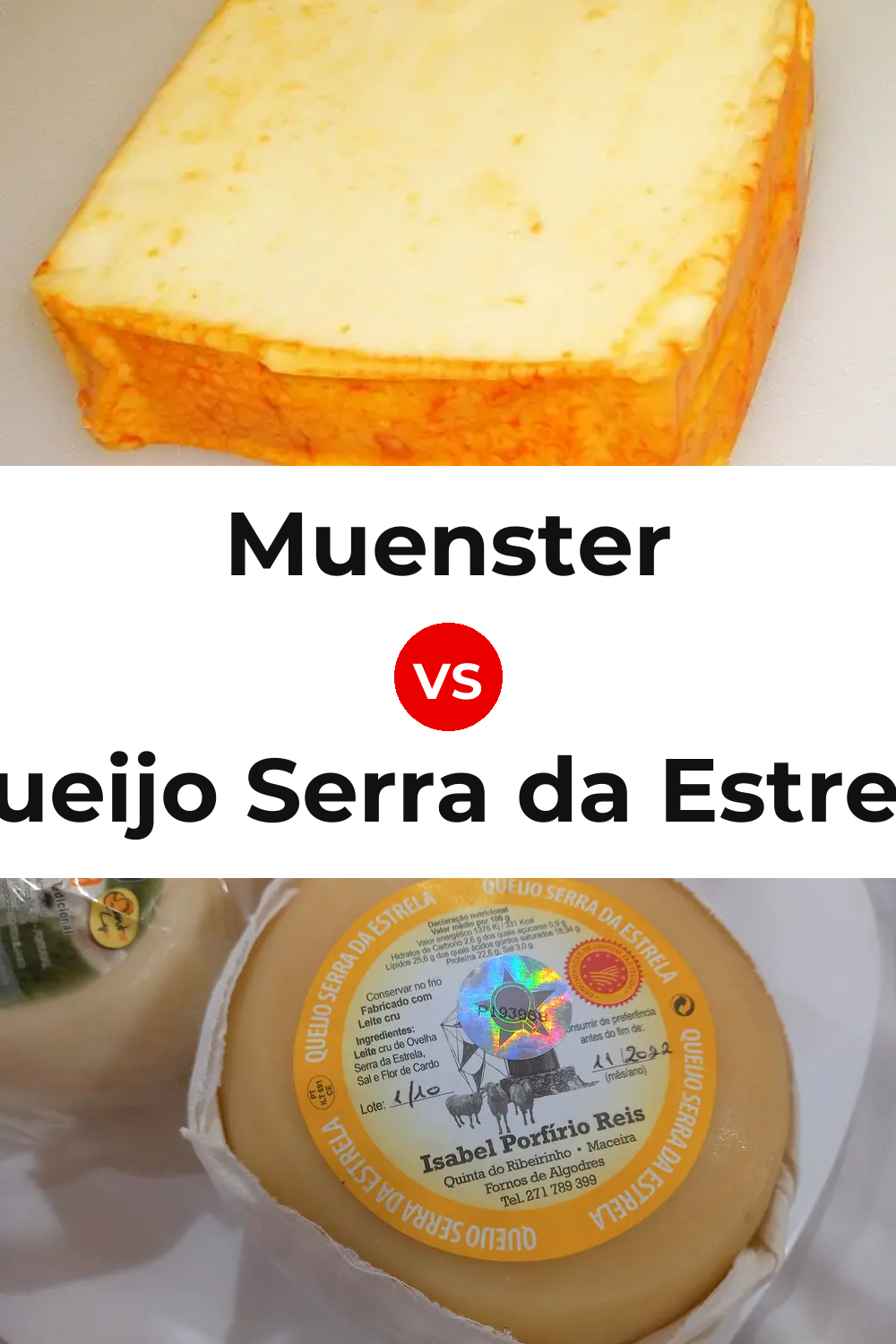 Muenster Cheese vs Queijo Serra da Estrela: What's the Difference ...