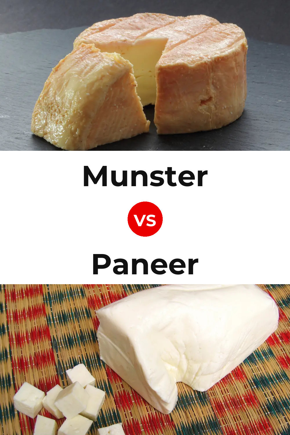 Munster Cheese vs Paneer Cheese: What's the Difference? | Taste ...