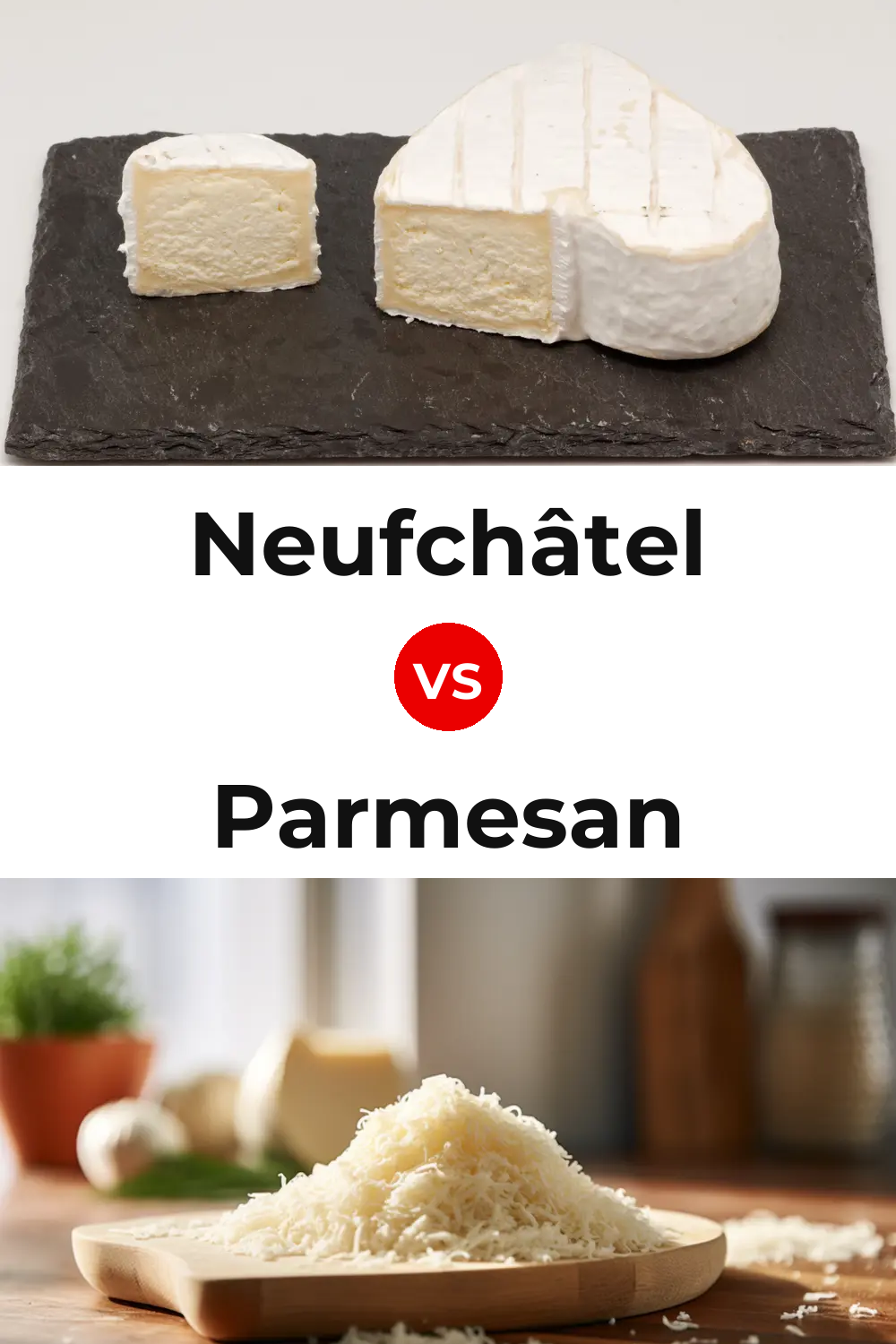 Neufchâtel Cheese vs Parmesan Cheese: What's the Difference? | Taste ...
