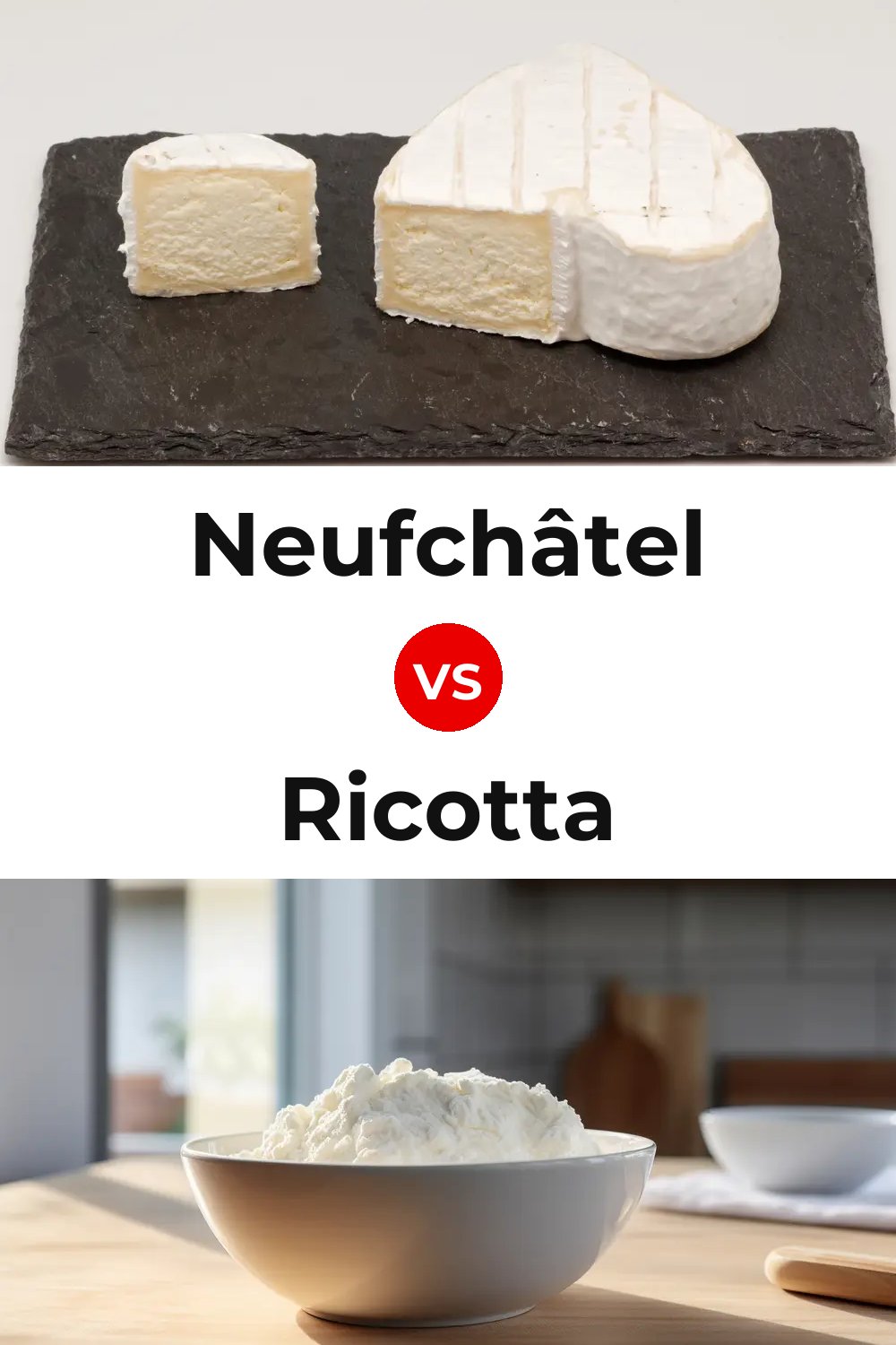 Neufchâtel vs Ricotta: What's the Difference? - AnyCheese