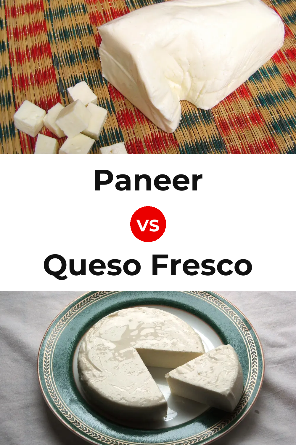 Paneer Cheese vs Queso Fresco: What's the Difference? | Taste, Texture ...