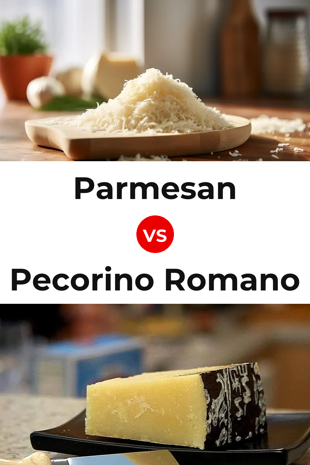 Parmesan Cheese vs Pecorino Romano Cheese: What's the Difference ...