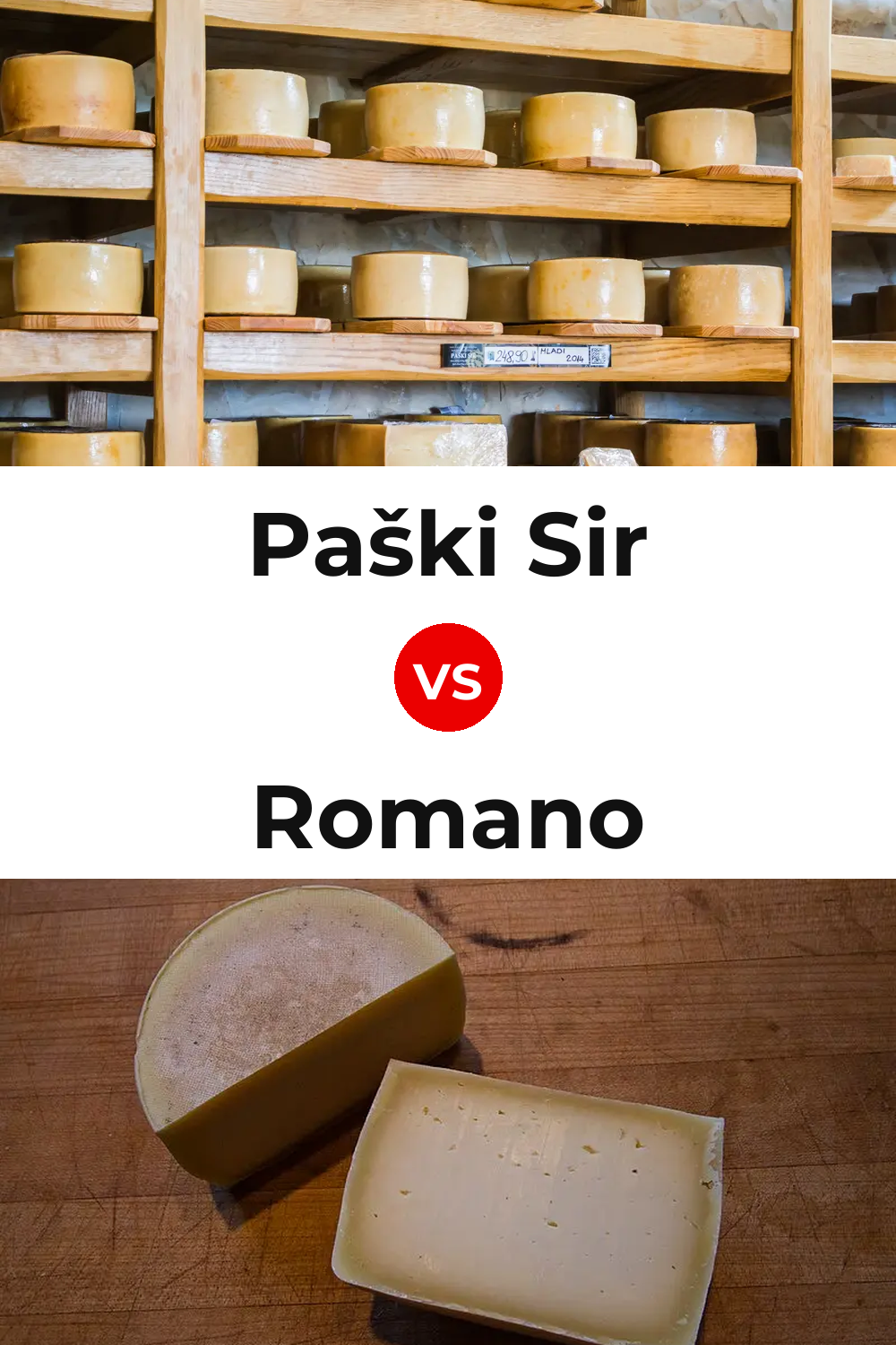 Paški Sir vs Romano: What's the Difference? - AnyCheese