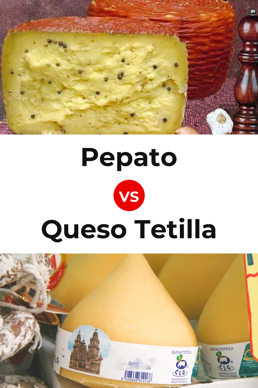 Pepato Cheese vs Queso Tetilla: What's the Difference? | Taste, Texture ...